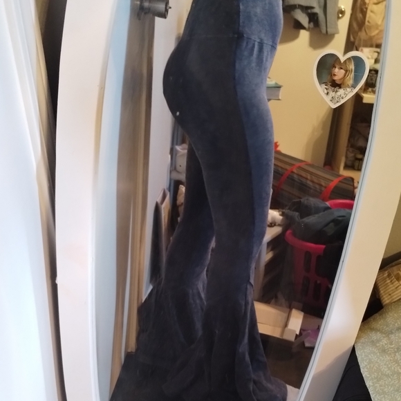 EARTHBOUND | Pants & Jumpsuits | Small Blue Earthbound Flared Leggings ...